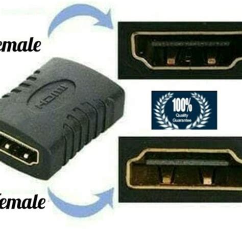Sambungan Hdmi Konverter Hdmi Female To Hdmi Female Adapter Ozet