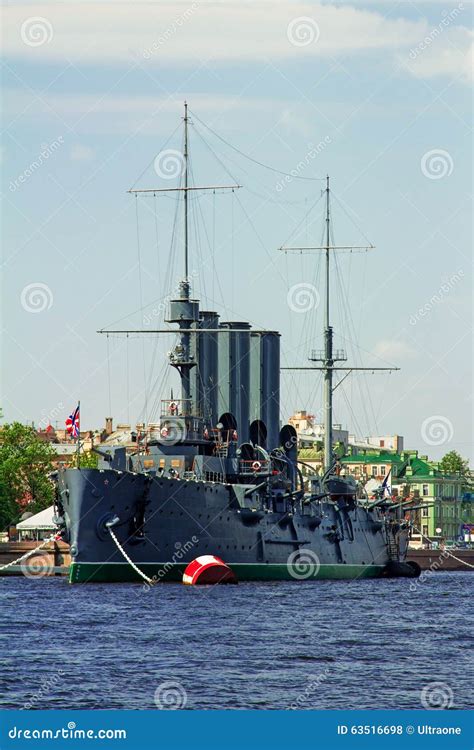 Cruiser Avrora Saint Petersburg Russia Editorial Stock Photo Image Of Steamship Military