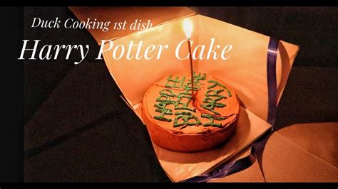 자막ver 해리포터 케이크 만들기 마법사의돌 해리포터 생일 케이크 베이킹 Youtube