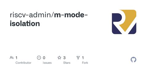 GitHub Riscv Admin M Mode Isolation