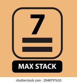Max Stack Sign Flat Packaging Symbol Stock Vector Royalty Free 1463760362 Shutterstock