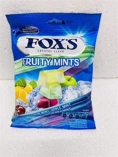 Foxs Rectangular Fox Fruity Mint Candy Packaging Type Packet At Rs