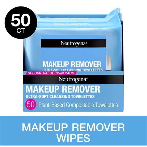 Neutrogena Makeup Remover Wipes And Face Cleansing Towelettes 25 Count 2 Pack