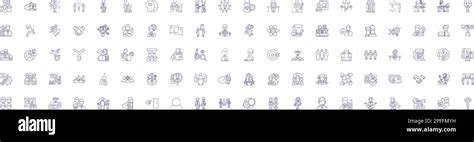 Career Development Line Icons Signs Set Design Collection Of Career