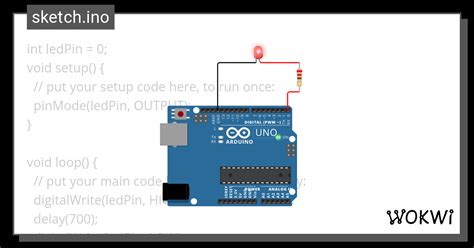 LED Berkedip Hartanto Dwi Cahyadi Wokwi ESP32 STM32 Arduino Simulator