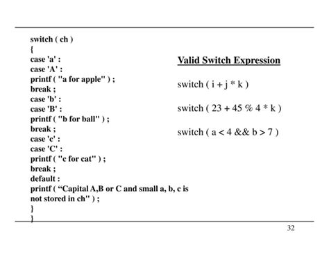 control statement ppt