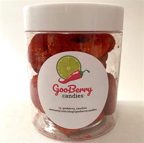 Peach Rings Chamoy Dulce Enchilados Explore Now Etsy