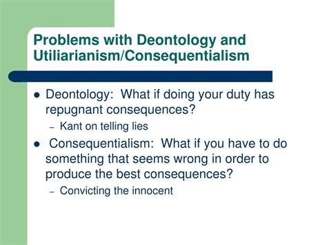 Ppt Utilitarianism Deontology And Confidentiality Powerpoint Presentation Id 438397
