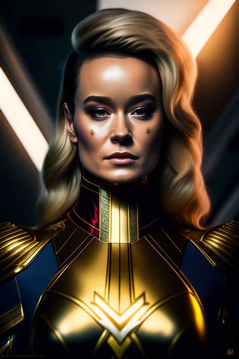 Lexica Ultra Sharp Photography Of Brie Larson As Captain Marvel