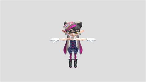 Splatoon 3 Callie Idol Outfit Download Free 3d Model By Spoctopie