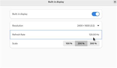 SLS SP Implement Display Resolution Refresh Rate Alike OEM Configuration Issue