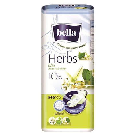 Ежедневные прокладки Bella "Herbs Panty Липовый цвет", 10 шт — Купить Оптом