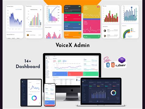 Voicex Bootstrap Admin Dashboard Template By Dipesh Patel 🚀 On Dribbble