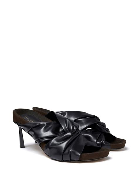 Stella Mccartney Faux Leather Mules Black Farfetch