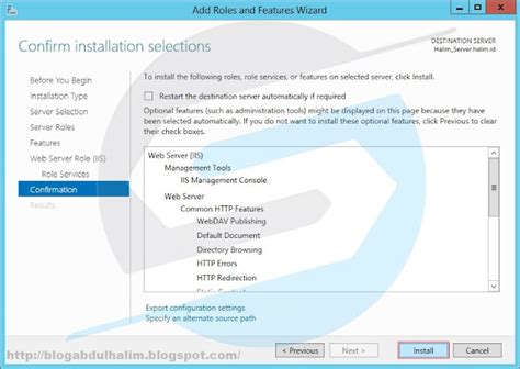 Konfigurasi Iis Internet Information Service Di Windows Server 2012
