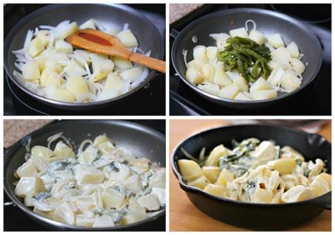 Rajas con Papas México en mi cocina