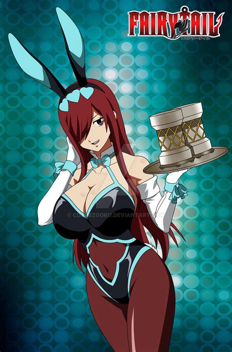 Erza Scarlet Bunny By Cdzdbzgoku On Deviantart