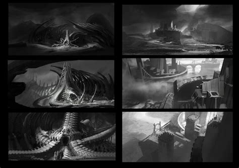 Structure Designs I Digital Art Illustration Sketches Environment