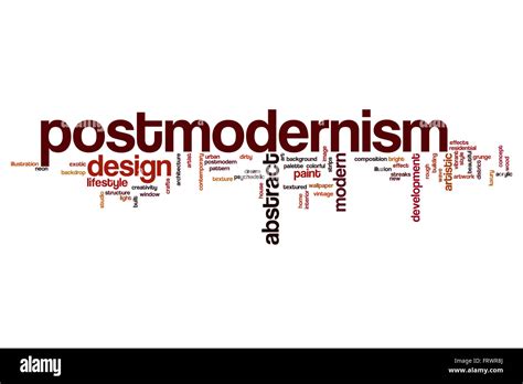 Postmodernism Word Cloud Stock Photo Royalty Free Image 100756002 Alamy