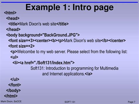 Ppt 16 â€“ Web Applications Html And Client Side Code Powerpoint
