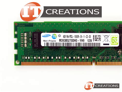 M393b5270dh0 Yh9 Used Samsung 4gb Pc3l 10600r Ddr3 1333 Registered