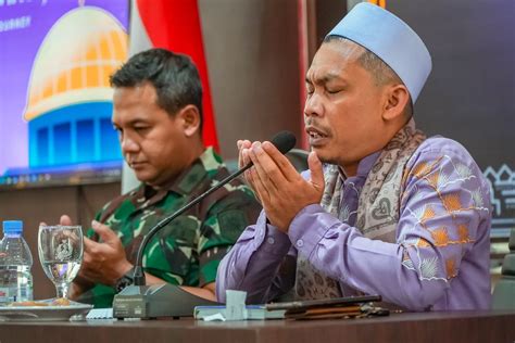 Lanal Palembang Peringati Isra Miraj Dengan Tausiyah Dan Doa Bersama