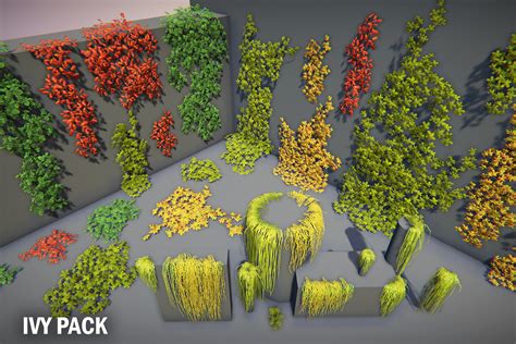Ivy Pack 1 3d Vegetation Unity Asset Store
