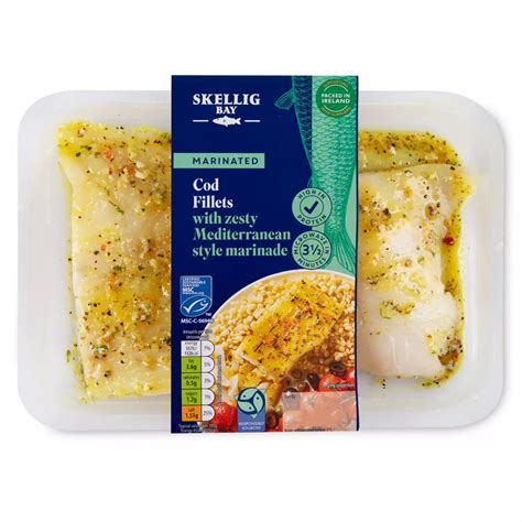 Cod Fillets With A Zesty Mediterranean Style Marinade Aldi Ie