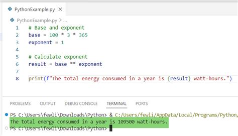 Exponents In Python