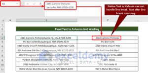 Excel Text To Columns Not Working Reasons With Solutions