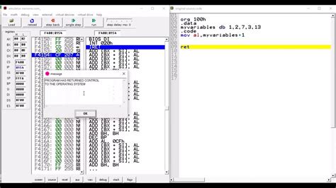 Assembly Language Tutorial Urdu Hindi No 48 1d Array Part 1 Youtube
