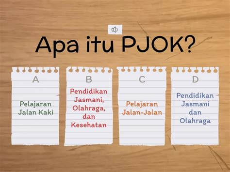 Kuis Game Show Pendidikan Jasmani Olahraga Dan Kesehatan Quiz