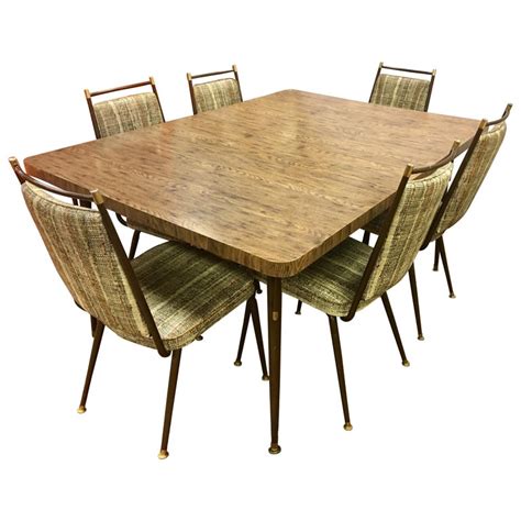 Daystrom Mid Century Modern Kitchen Dining Set Table Chairs At 1stdibs