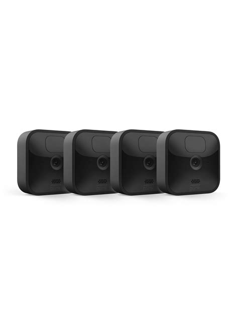 Blink Outdoor Wireless Battery Smart Security System With Four HD Cameras Black