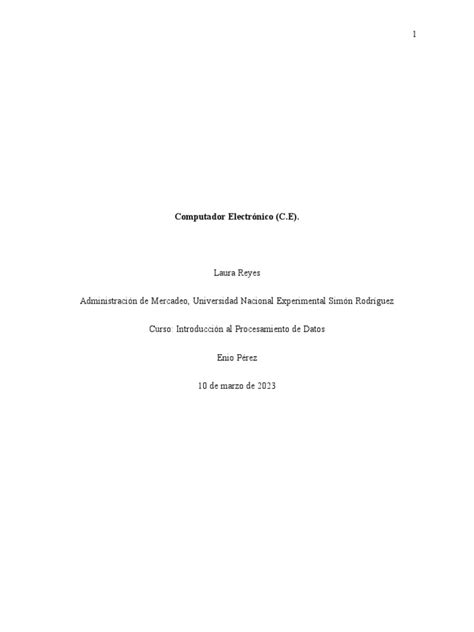 Computador Electrónico Descargar Gratis Pdf Hardware De La