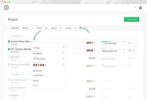 Internal Projects Everhour Knowledge Base