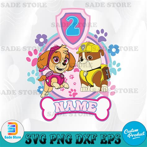Free Skye Paw Patrol Birthday Svg Statgeek