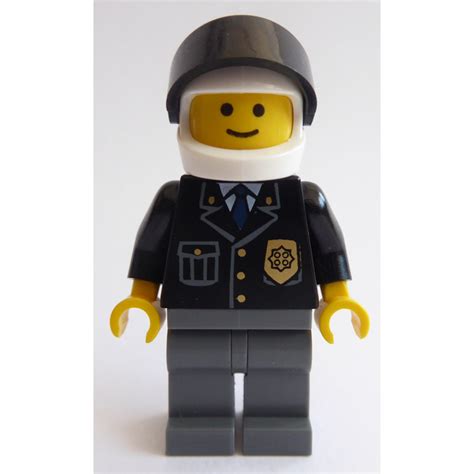 Lego Police Officer With Suit And Badge Minifigure Brick Owl Lego