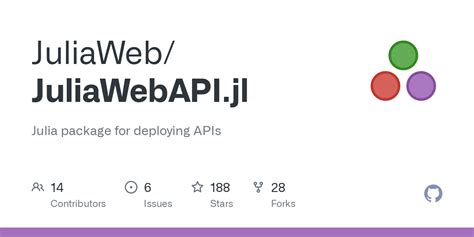 Github Juliawebjuliawebapijl Julia Package For Deploying Apis