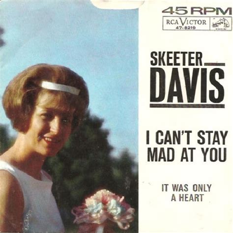 Skeeter Davis I Cant Stay Mad At You Альбом Трек События