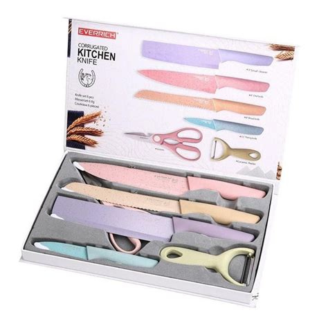 SET Cuchillos De Colores X6 Cozy Houses
