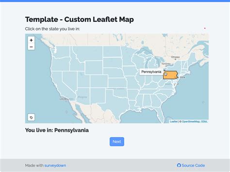 Custom Leaflet Map
