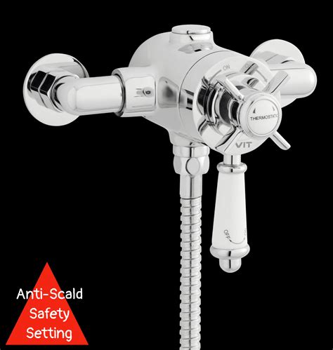 Traditional Exposed Thermostatic Shower Valve
