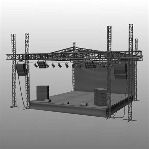 Stage Stage Free 3d Models Download Free3d
