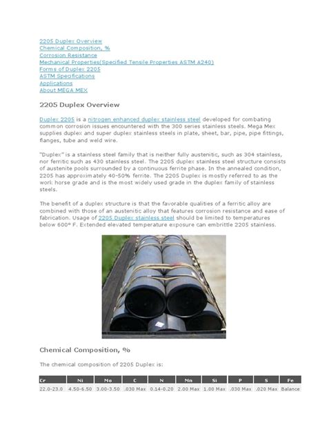 Duplex Ss2507 Pdf Stainless Steel Steel