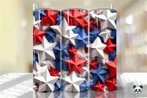 4 Patriotic Stars Seamless Pattern Designs And Graphics