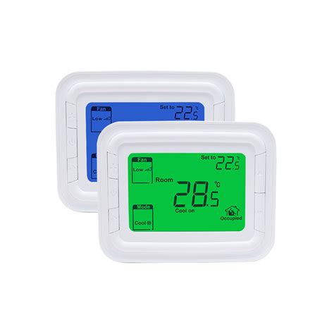 Smart Thermostat T6865 Control Modulating Valve Room Thermostat Dual Sensor Lcd Display Smart