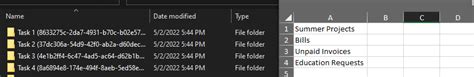 Use VBA Code To Change Folder Names Based On Excel List Column Stack Overflow