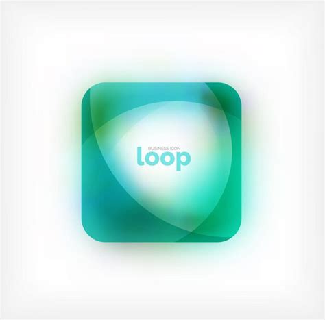 premium vector vector square loop business symbol geometric icon