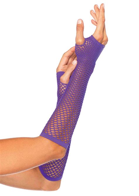 Leg Avenue Triangle Net Fingerless Gloves 2024 Sincity Playwear